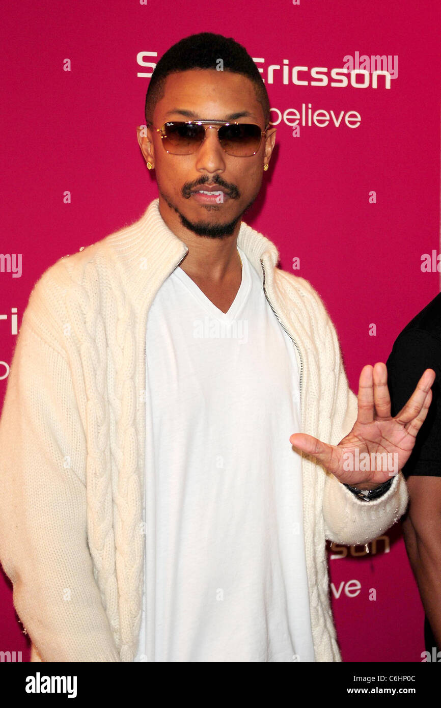 Pharrell Williams The Sony Ericsson Open Kick-Off Party at LIV ...