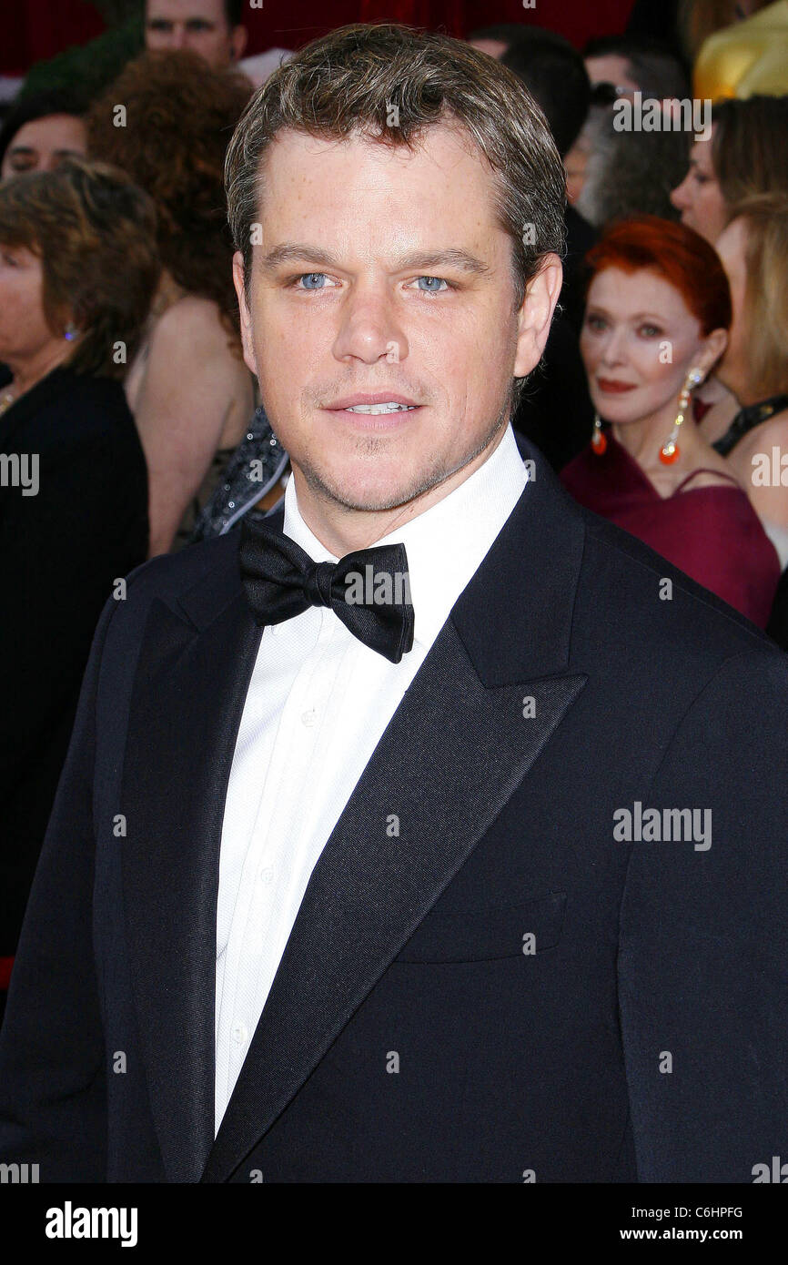 Matt Damon The 82nd Annual Academy Awards (Oscars) - Arrivals at the ...
