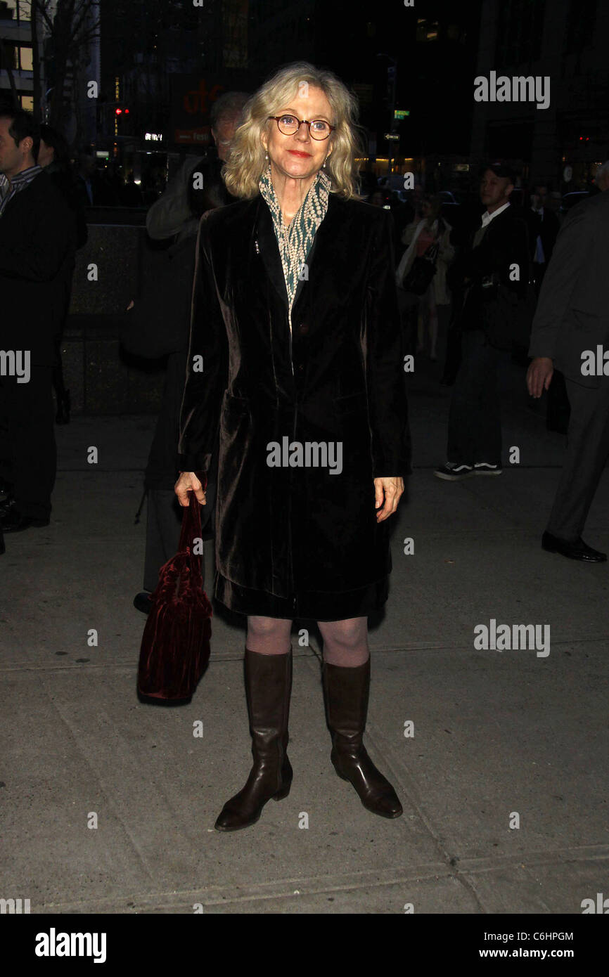 Blythe Danner The opening night of 'The Glass Menagerie' at the Laura ...
