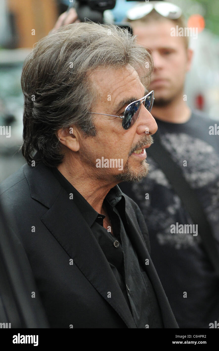 Al Pacino on the set of a coffee commercial New York City, USA - 27.05. ...