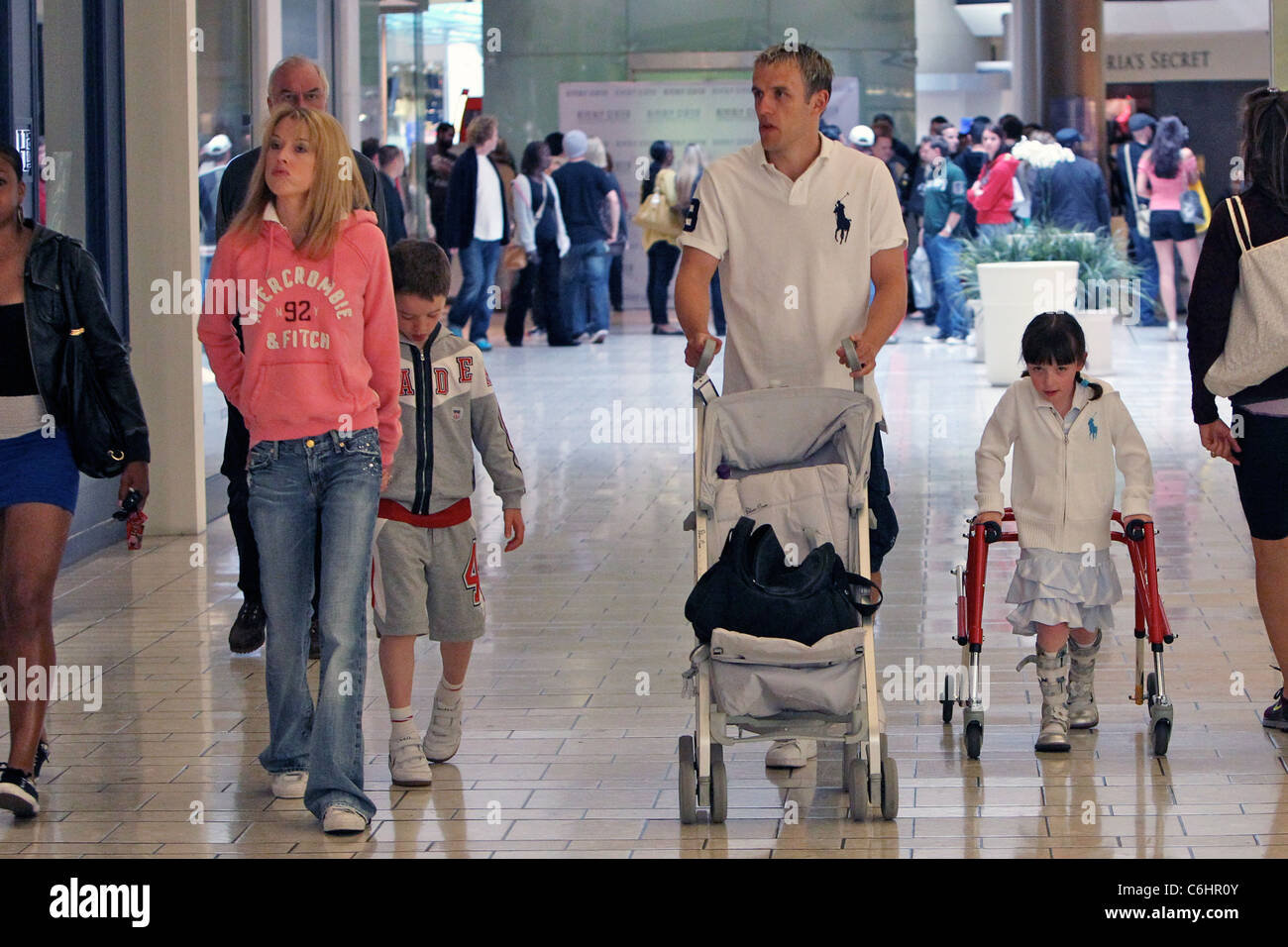 Julie Neville, Harvey Neville, Phile Neville and Isabella Neville ...