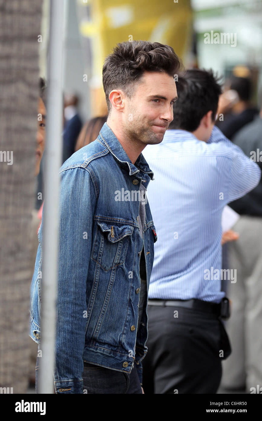 Adam Levine Standing