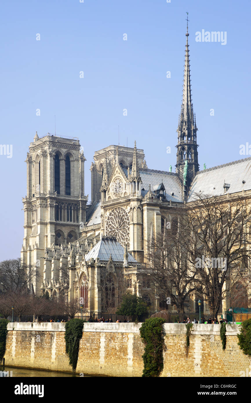 The Notre Dame de Paris at spring. France Stock Photo - Alamy