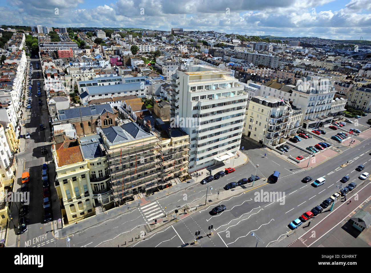 Aerial view of brighton and hove hi-res stock photography and images ...