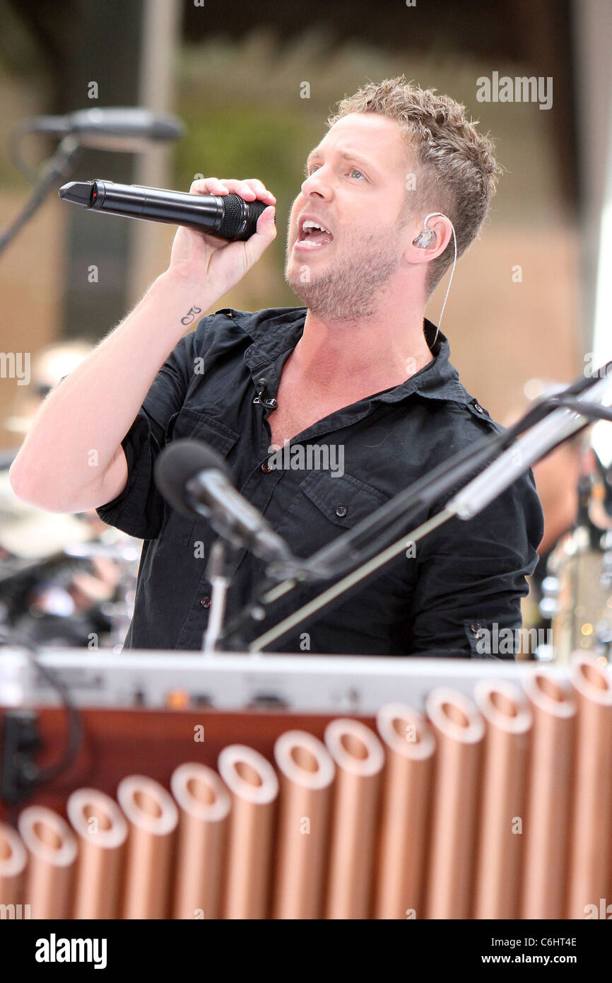 Ryan Tedder OneRepublic performing live on the 'Today Show's Summer ...