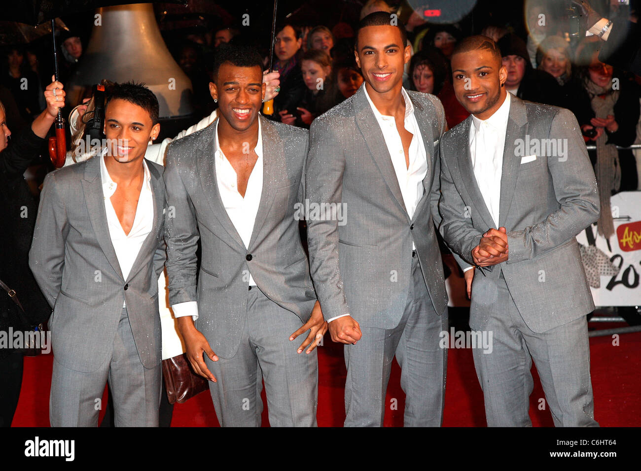 Jonathan Gill aka JB, Marvin Humes, Ortise Williams and Aston Merrygold ...