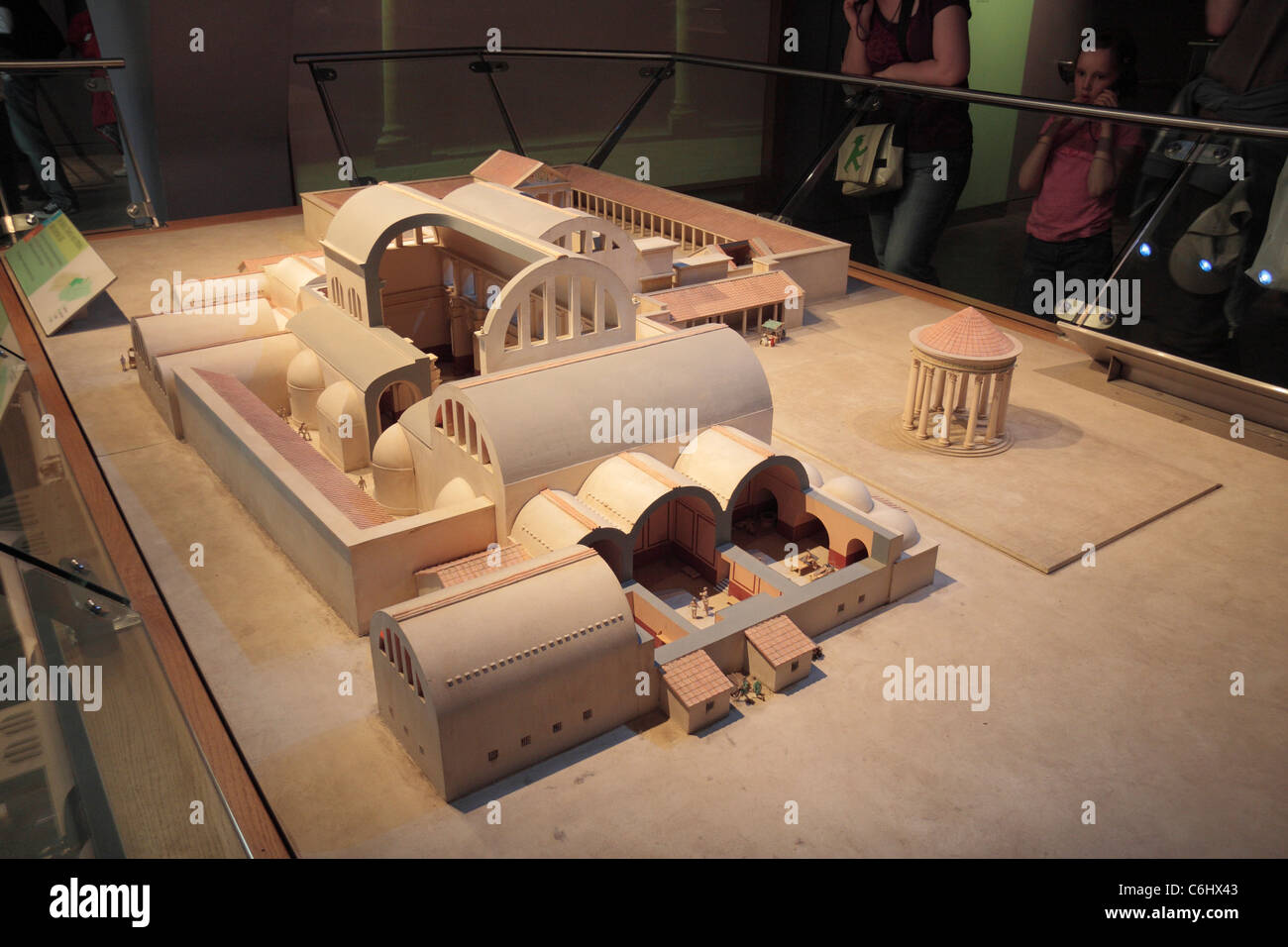 Model roman baths in bath hi-res stock photography and images - Alamy