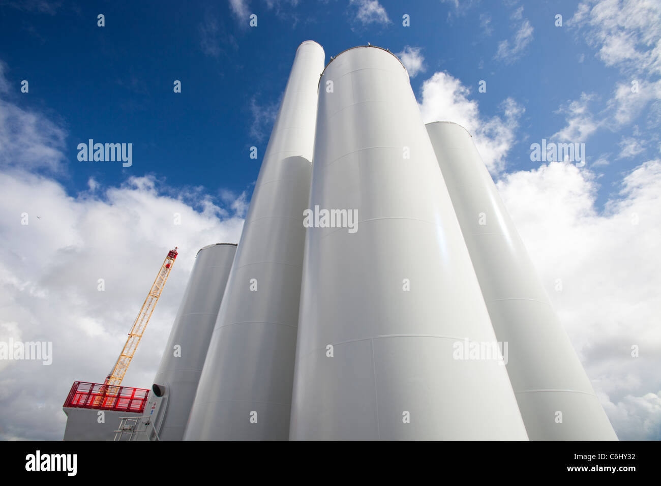 Parts of offshore wind farm hi-res stock photography and images - Alamy