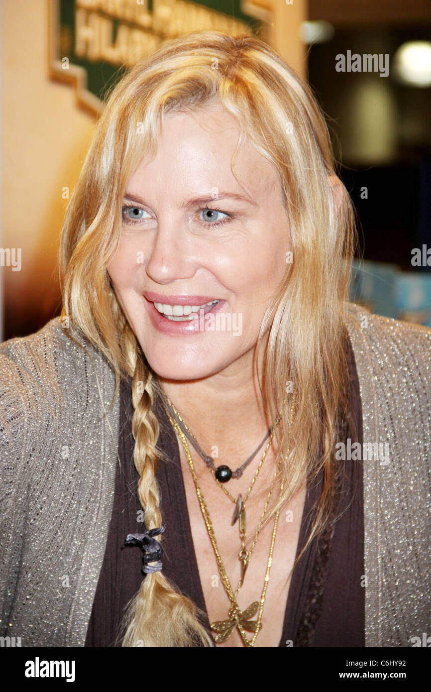 Daryl Hannah introduces her new line of board games during Toy Fair ...