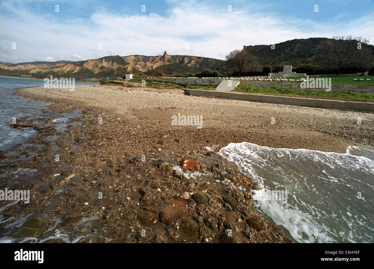 Ari Burnu Cemetery,Gallipoli Battlefield Turkey from 1915 campaign ...