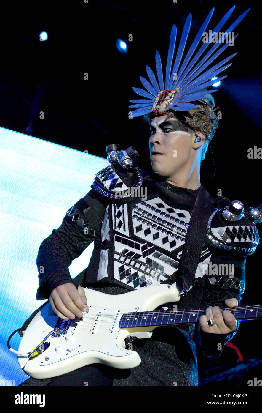 Luke Steele Empire Of The Sun performing live at the Future Music ...