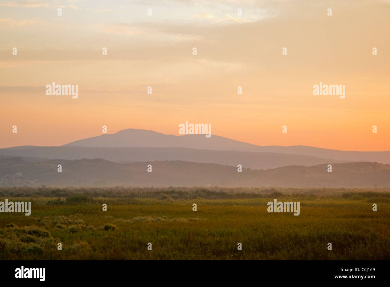 The mountains in Turkey at sunset Stock Photo - Alamy