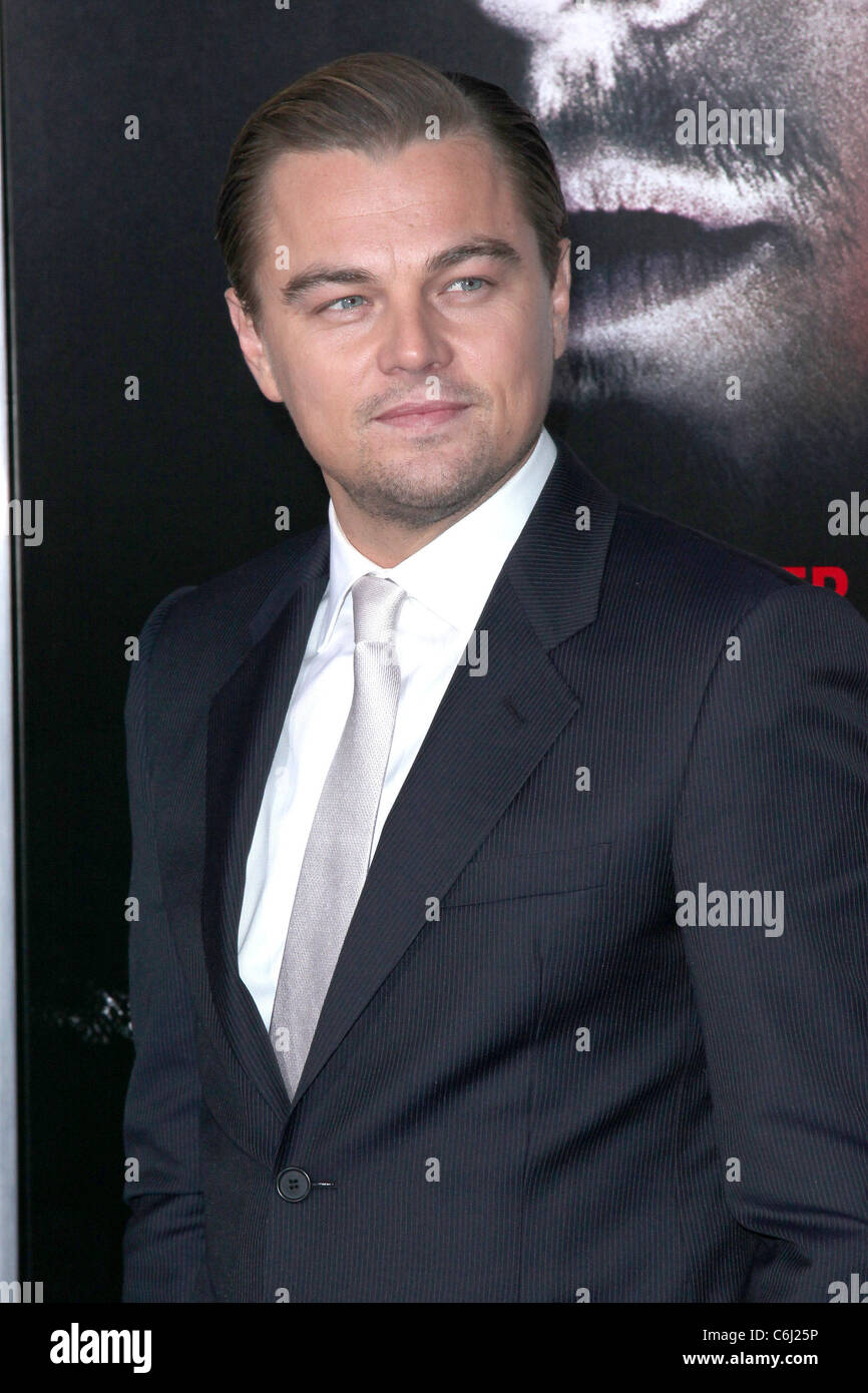 Leonardo DiCaprio 'Shutter Island' special screening at the Ziegfeld Theatre - Arrivals New York ...