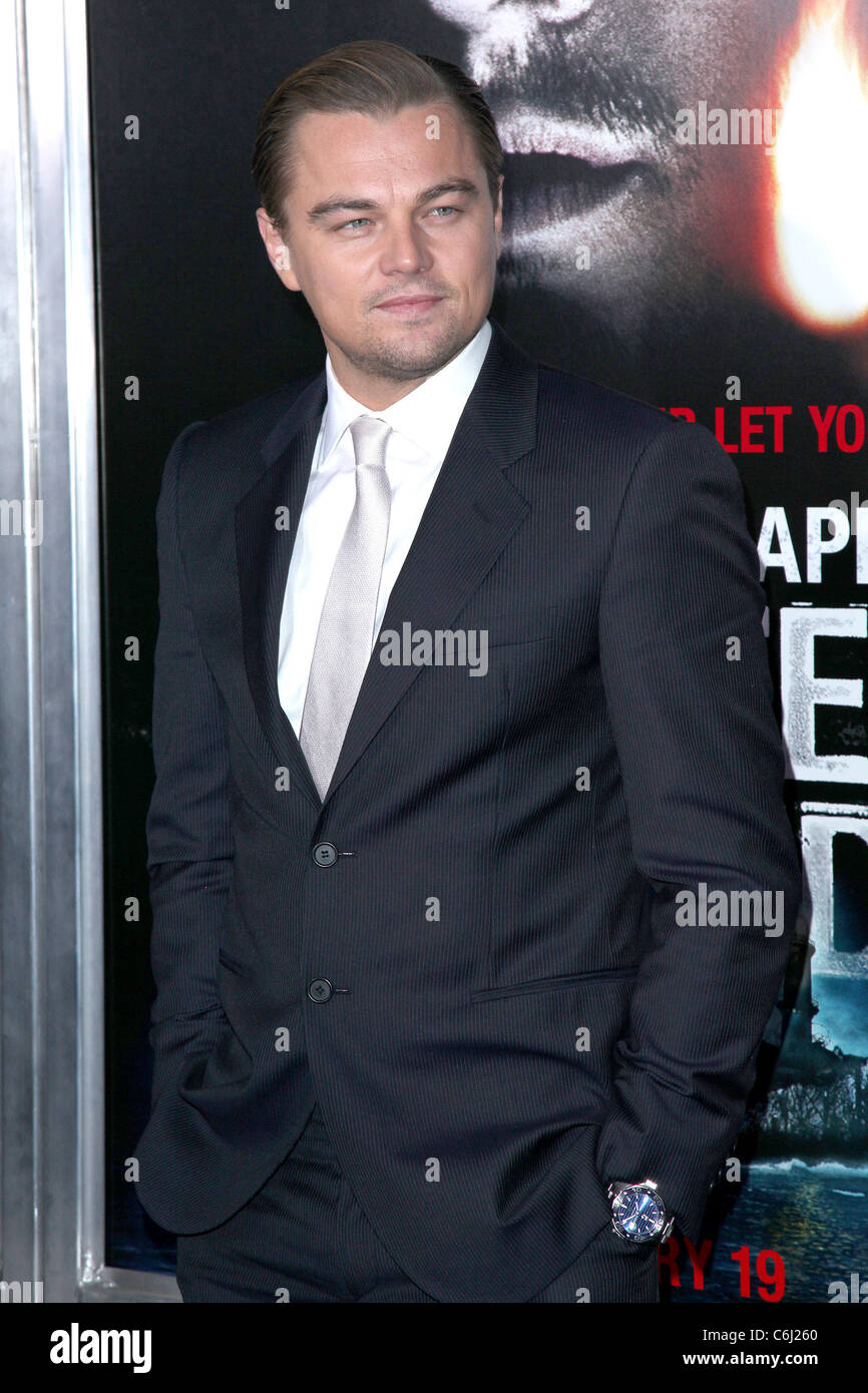 Leonardo DiCaprio 'Shutter Island' special screening at the Ziegfeld Theatre - Arrivals New York ...