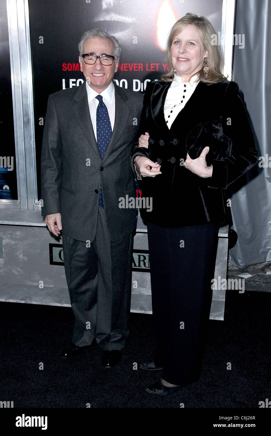Martin Scorsese and Helen Morris 'Shutter Island' special screening at the Ziegfeld Theatre ...