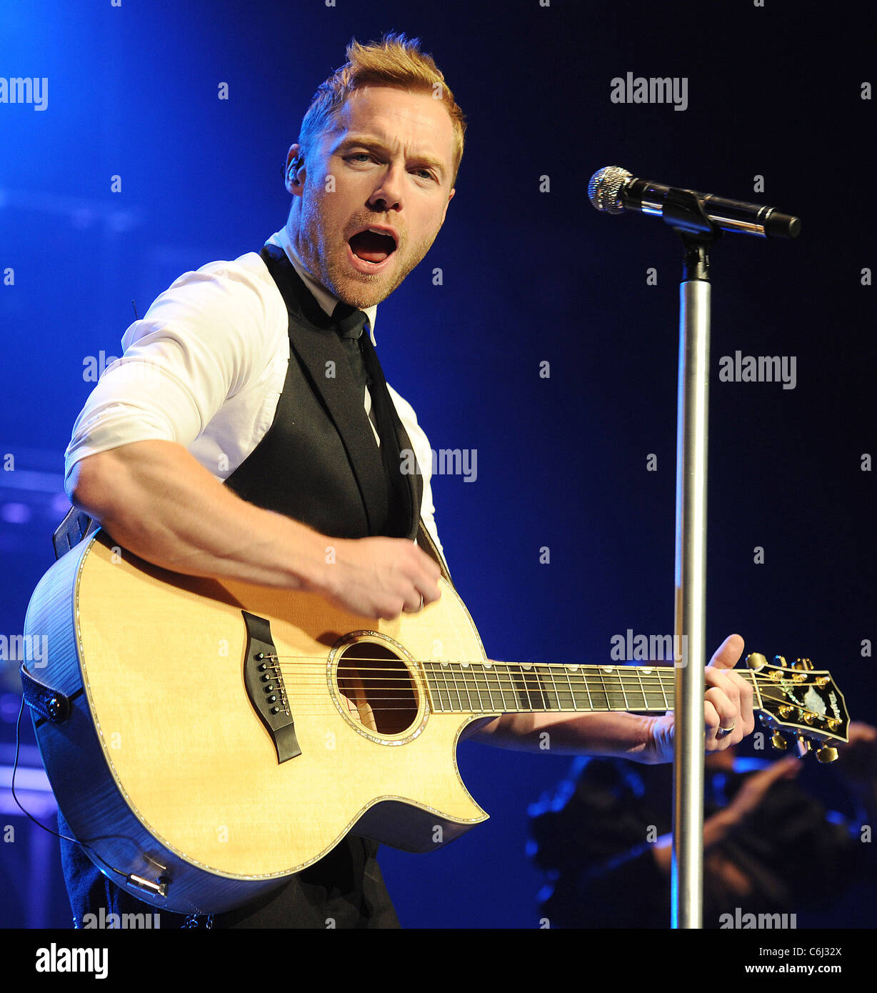 Ronan Keating performing live in concert at the Royal Albert Hall ...