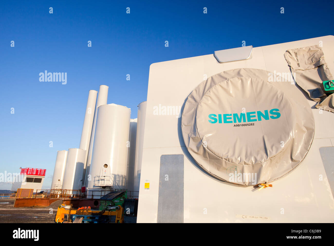 Parts of offshore wind farm hi-res stock photography and images - Alamy