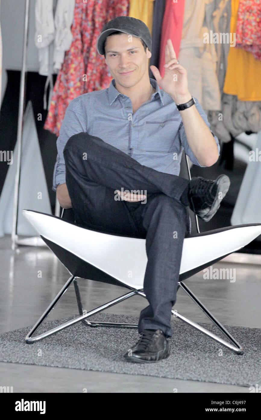 Alex Meraz 'The Twilight Saga: New Moon' actor shopping at Armani ...