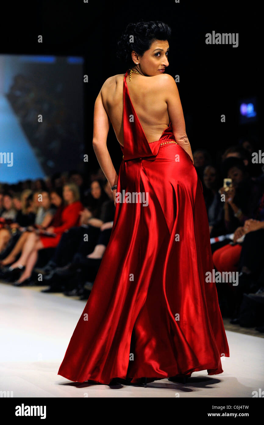 Robin Gill wears a dress by Jacqueline Conoir The Heart Truth's Red ...