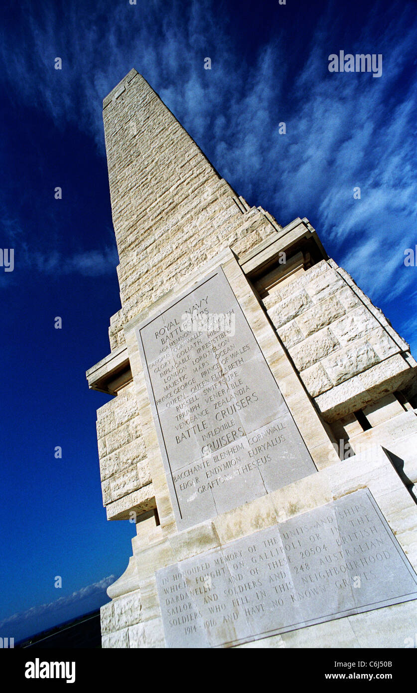 Helles Memorial, Gallipoli Battlefield Turkey from 1915 campaign ...