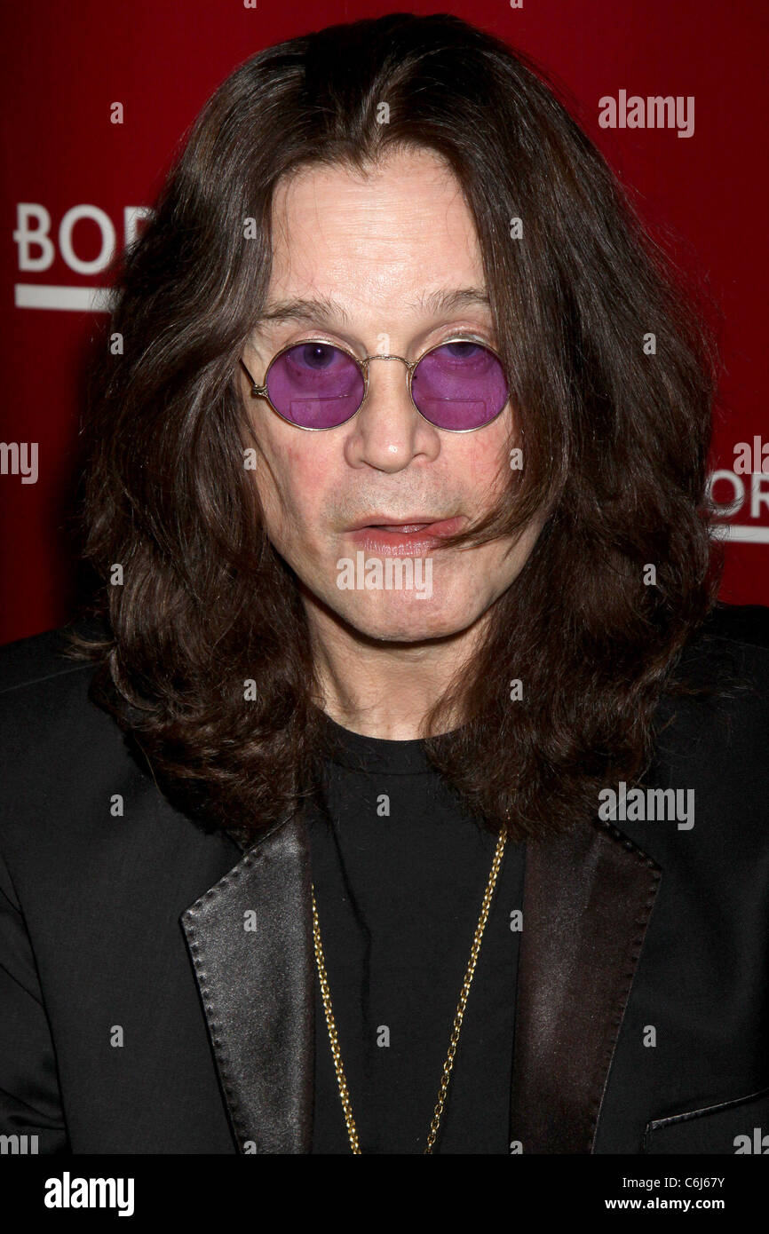 Ozzy Osbourne signs copies of his book 'I Am Ozzy' at Borders Las Vegas ...