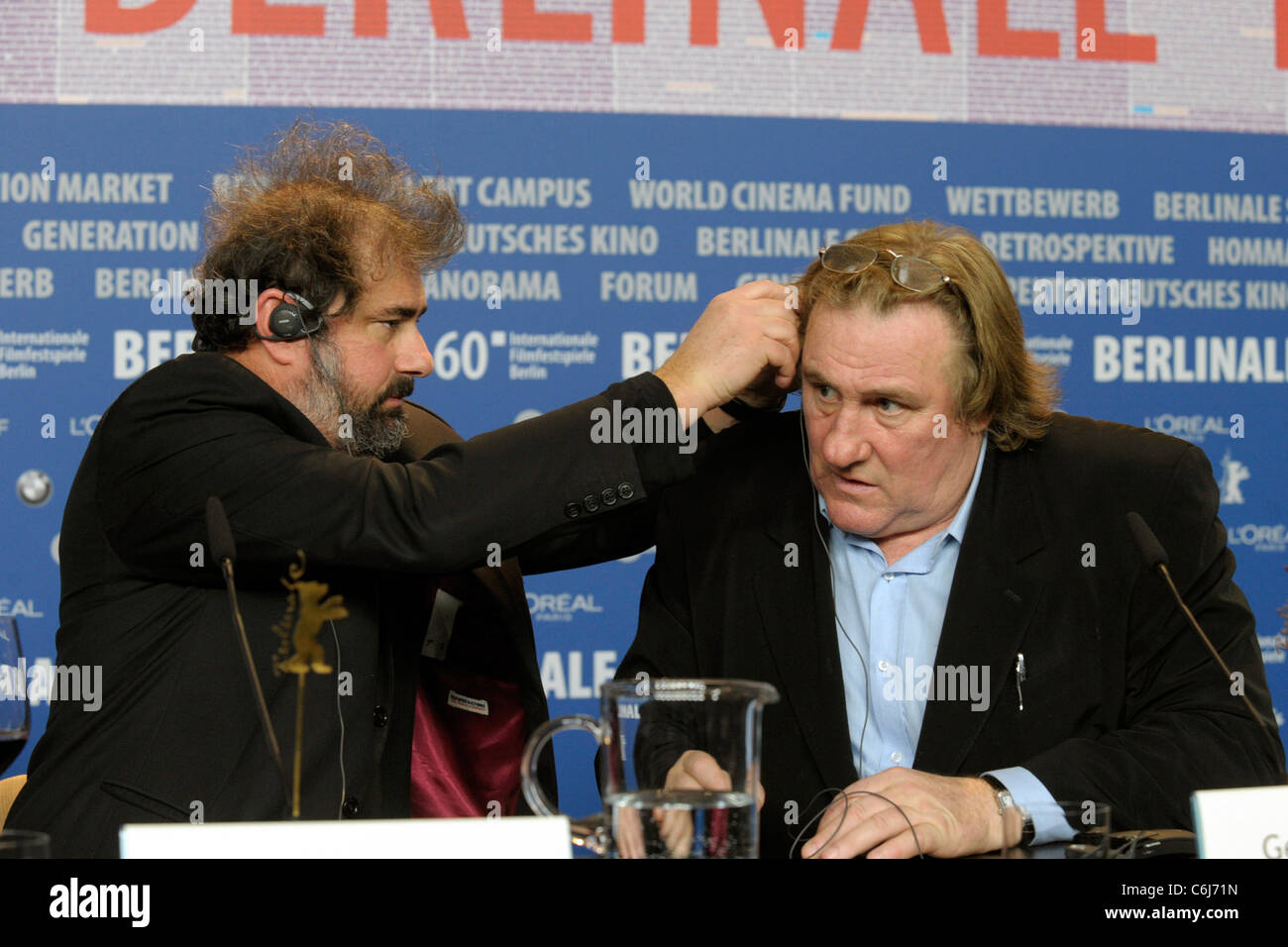 Gustave de Kervern and Gerard Depardieu 60th Berlin International Film ...