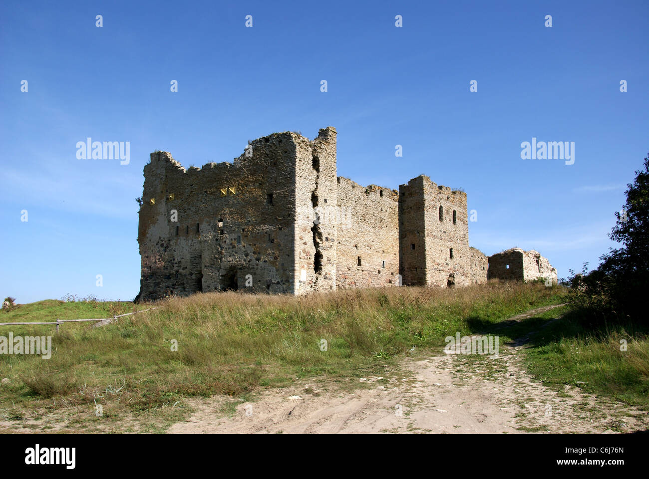 Ruins of a castle Stock Photo - Alamy