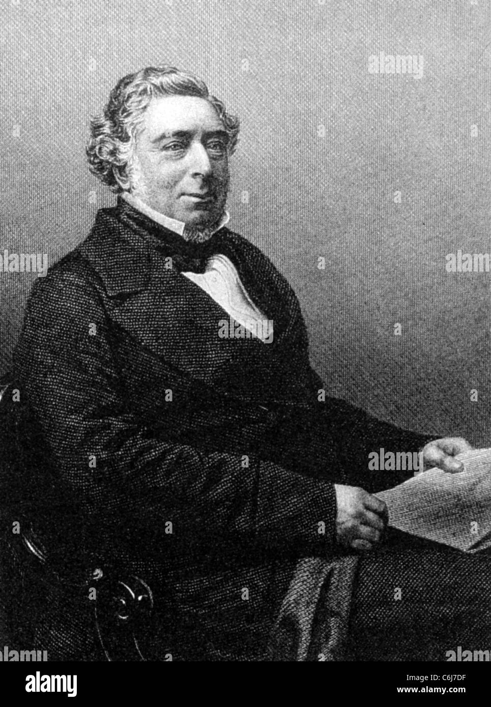 ROBERT STEPHENSON (1803-1859) English civil engineer and railway ...