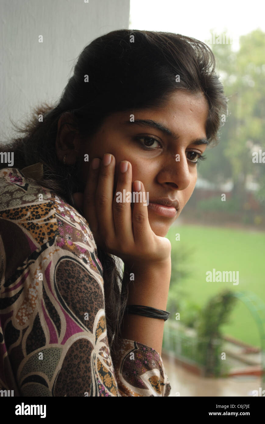 portrait of an Indian student, Indian girl portrait Stock Photo - Alamy
