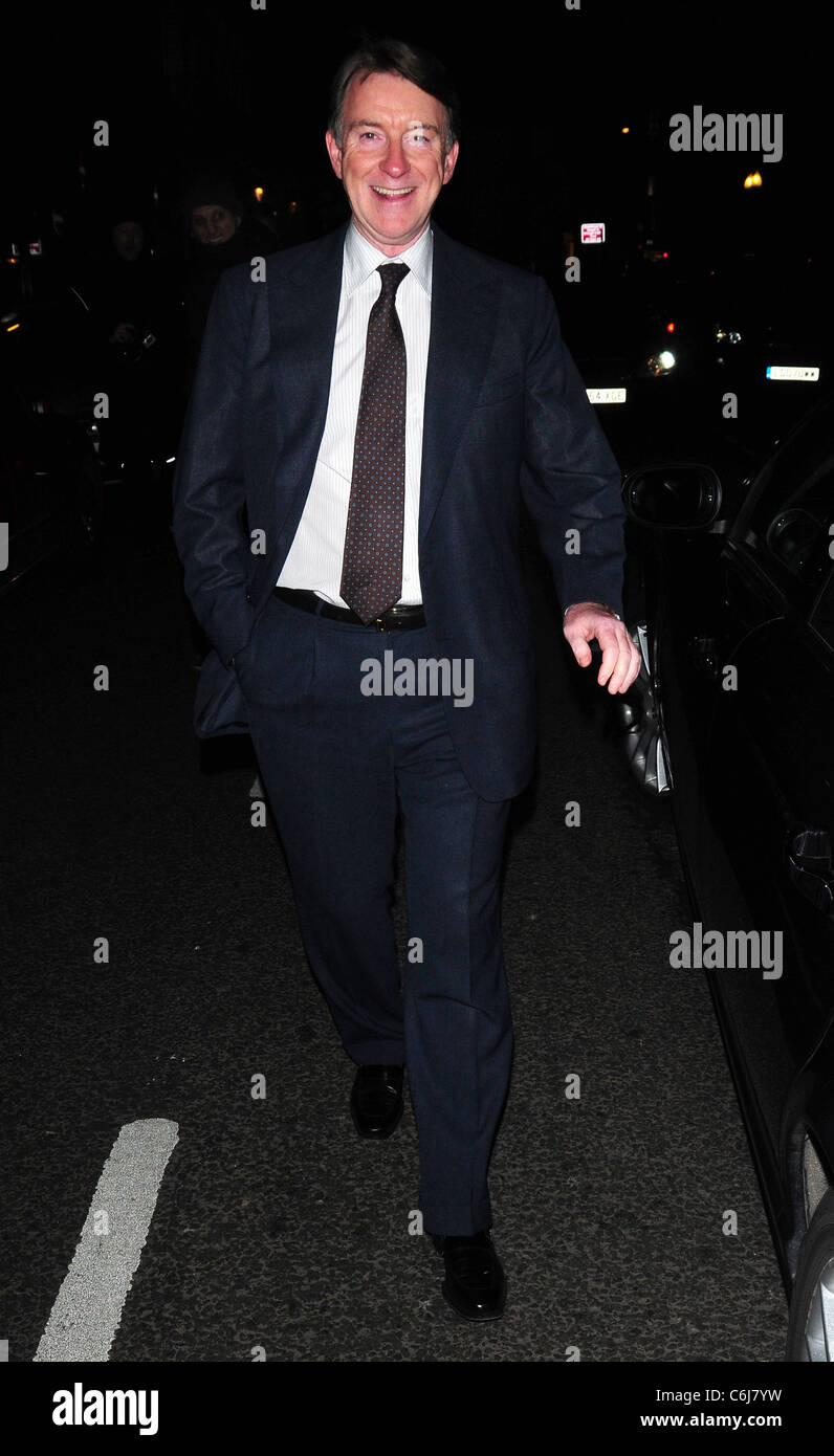 Lord peter mandelson attends a party at cecconis restaurant london hi ...