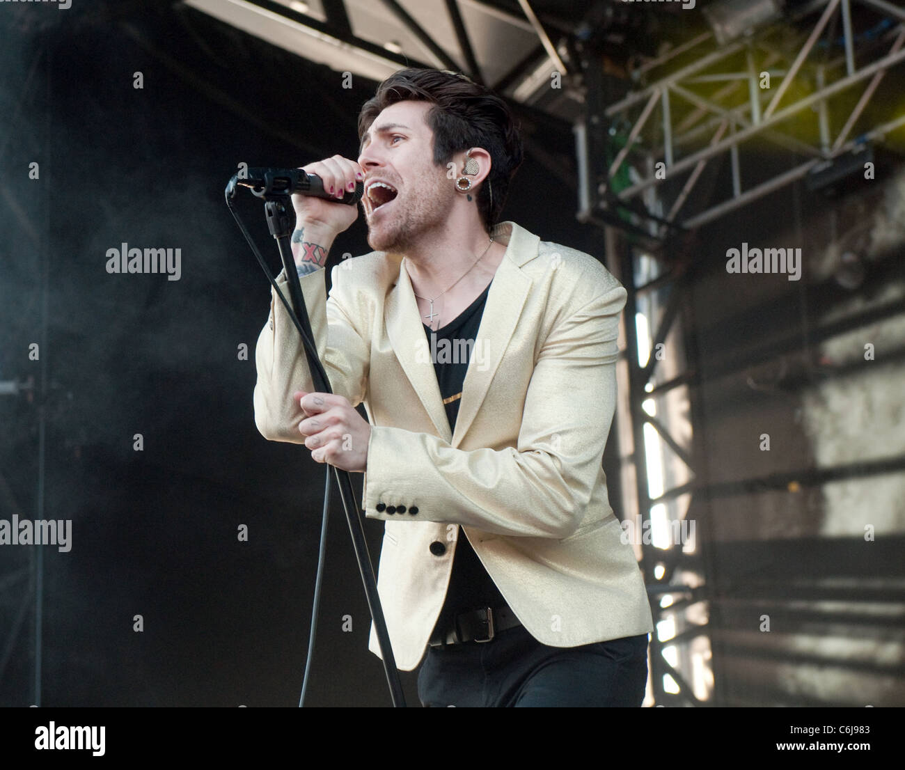 Punk Rock Band AFI performs on stage at Soundwave Festival at Eastern ...