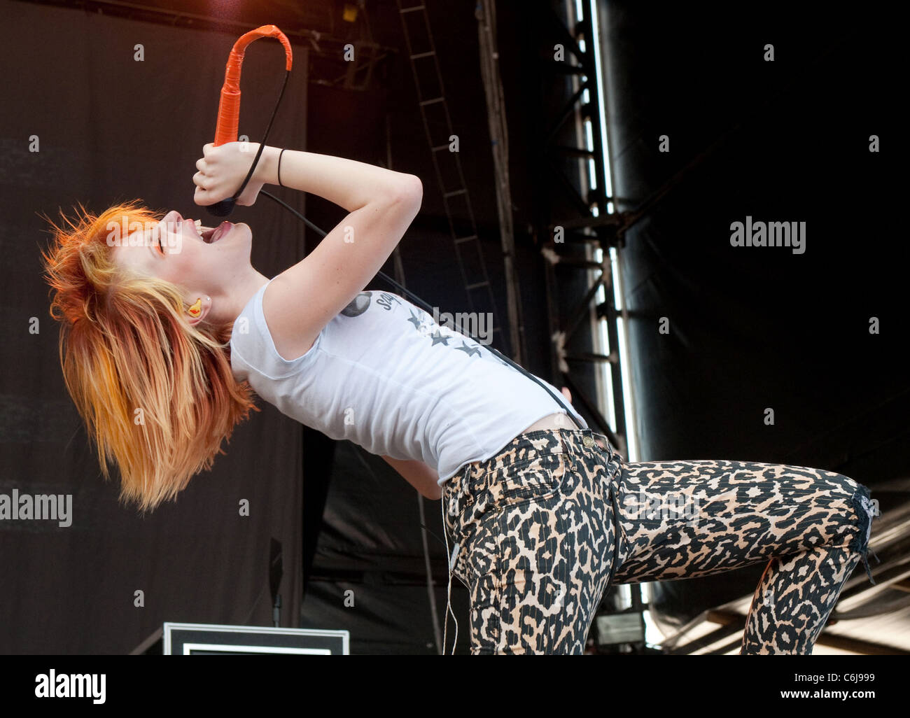 Rock Band Paramore performs on stage at Soundwave Festival at Eastern ...