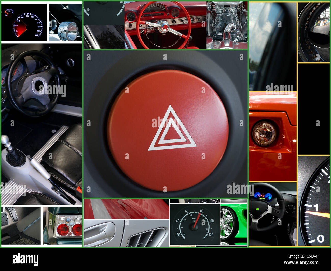 Car collage hi-res stock photography and images - Alamy