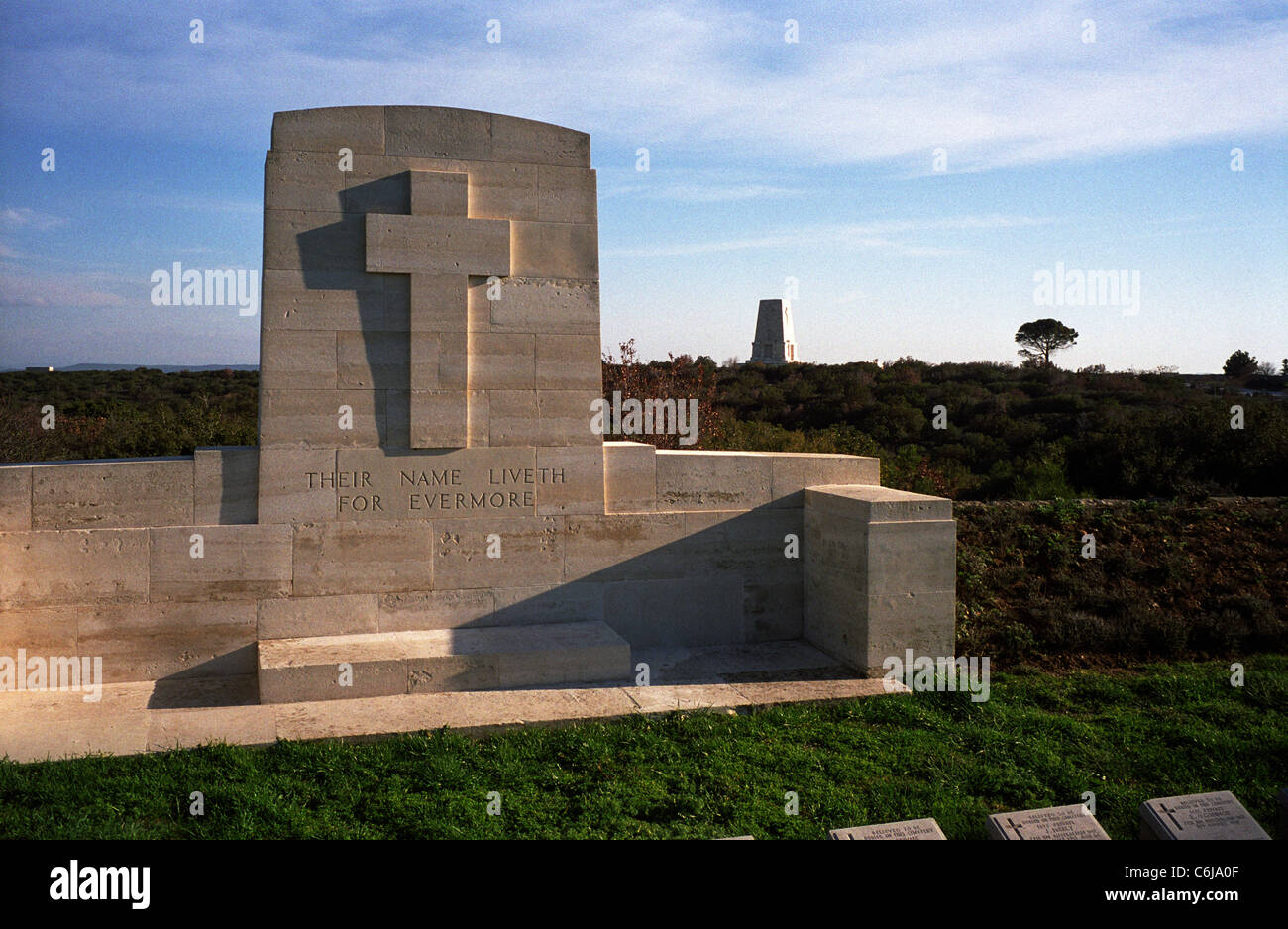 Johnstons Jolly Cemetery, Gallipoli Battlefield Turkey from 1915 ...