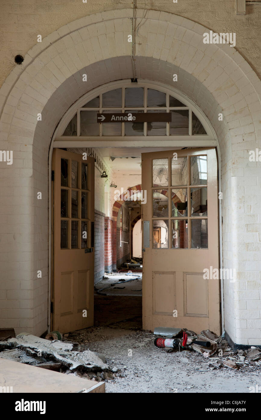 Old Exit Door Leading to a Corridor in the Lunatic Asylum Ward of a ...