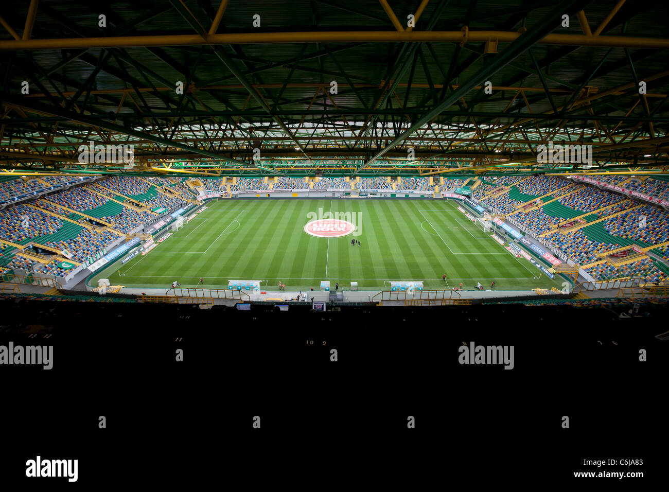 Sporting Stadium before the football match between Sporting and Rio Ave ...
