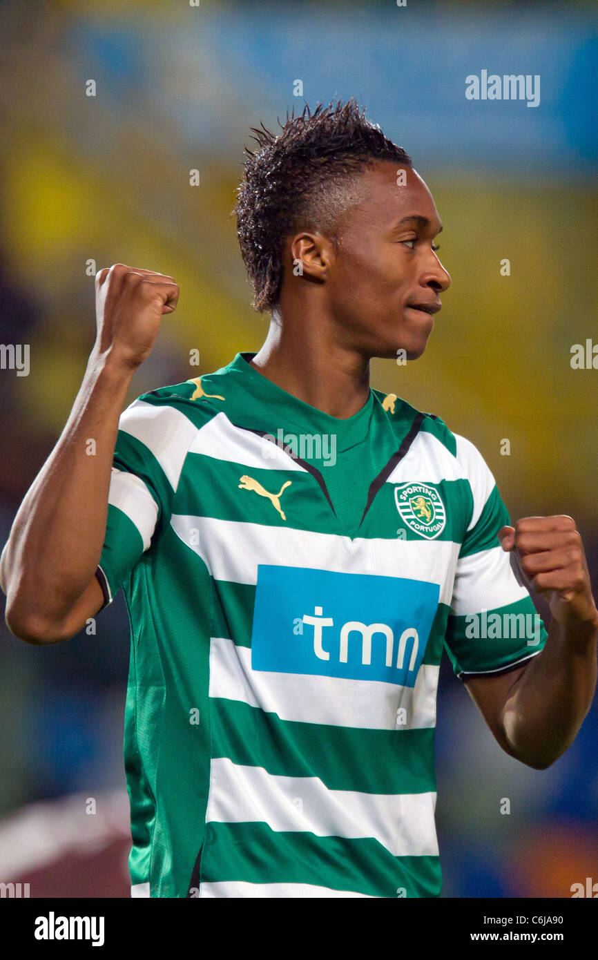 Yannick Djalo from Sporting during the football match between Sporting ...