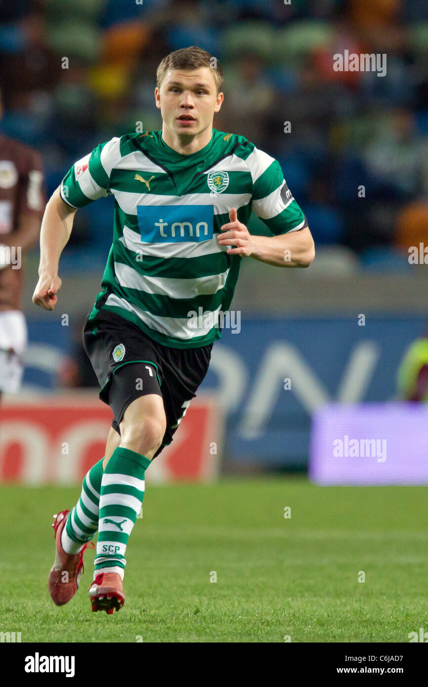 Marat Izmailov from Sporting during the football match between Sporting ...