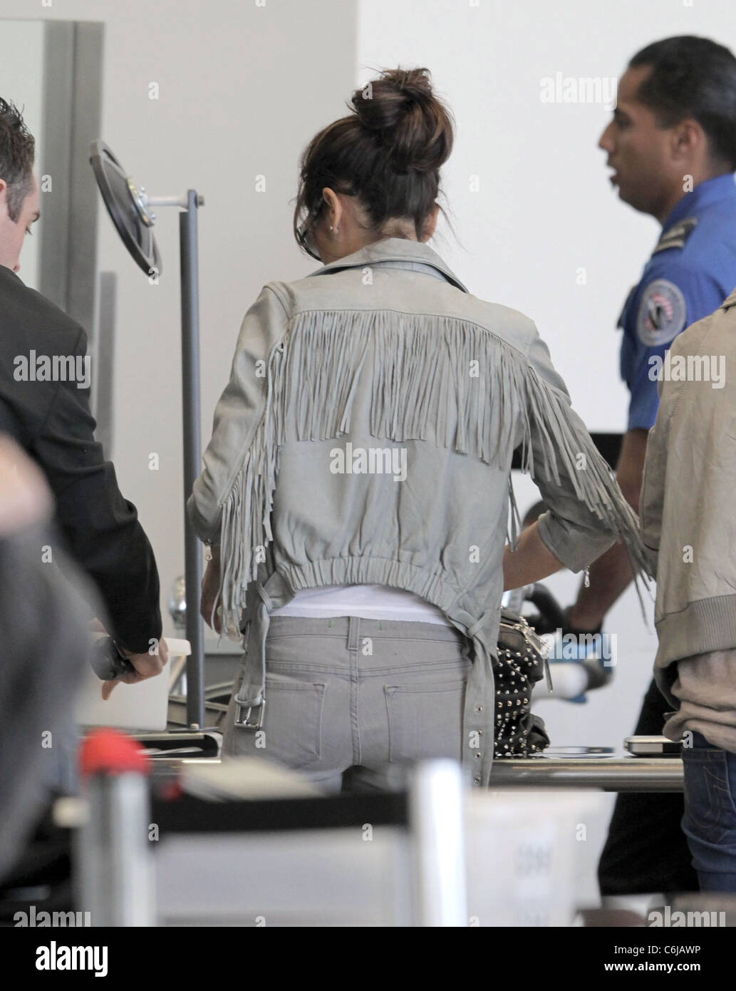 Singer Cheryl Cole, member of the group Girls Aloud, arriving at LAX ...