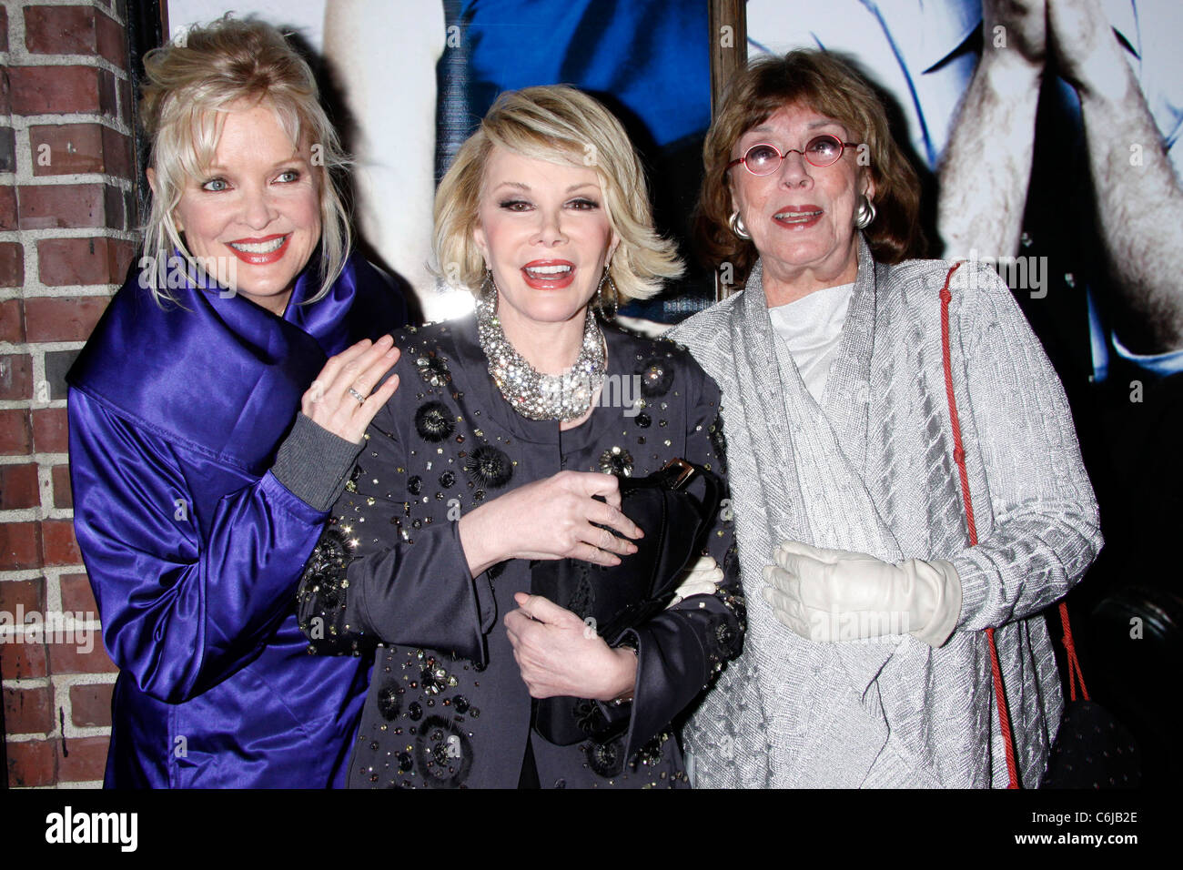 Christine Ebersole, Joan Rivers, and Phyllis Newman Opening night of ...