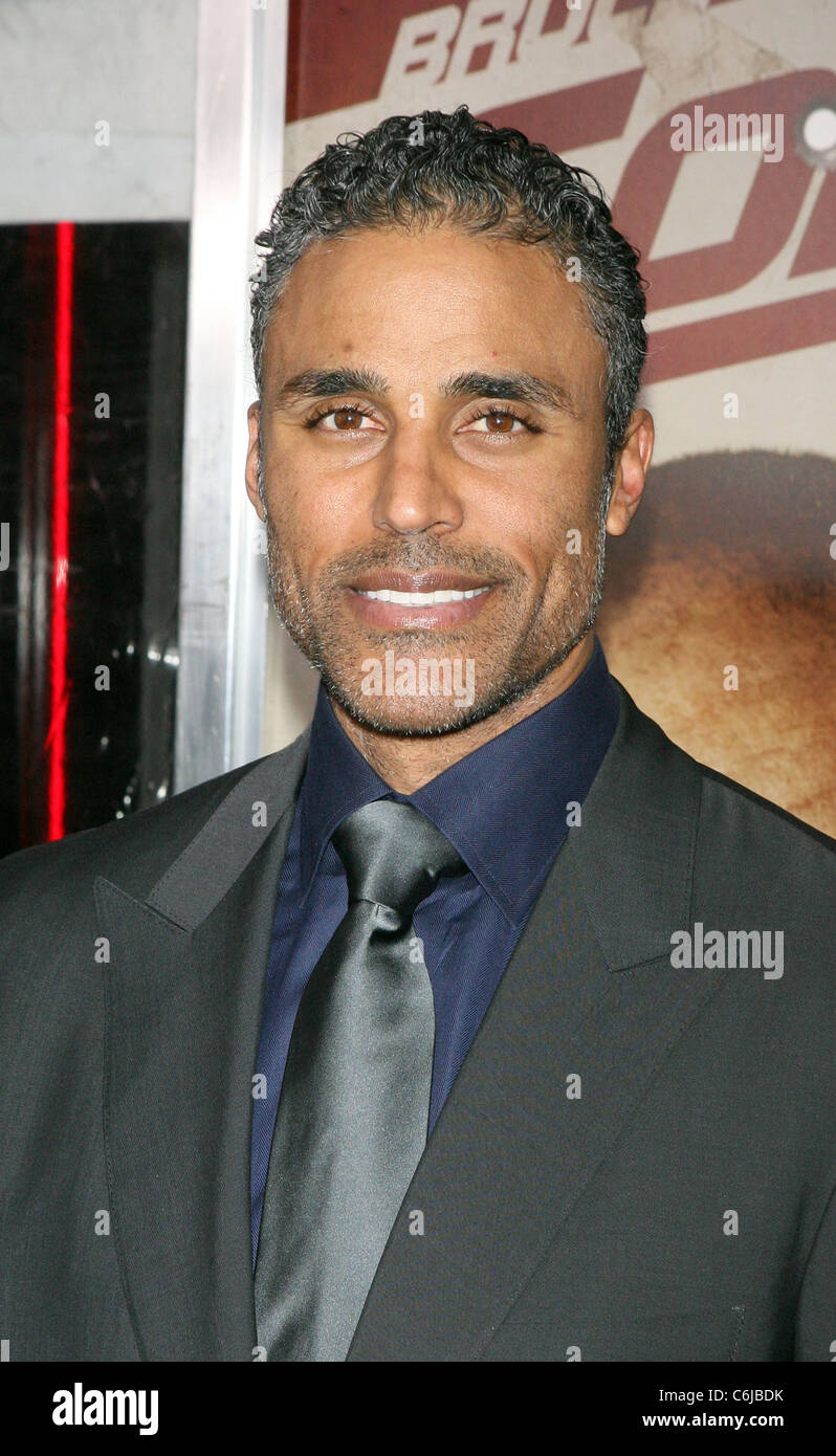 Rick Fox attend the NY Movie Premiere of 'Cop Out' at the AMC Loews ...