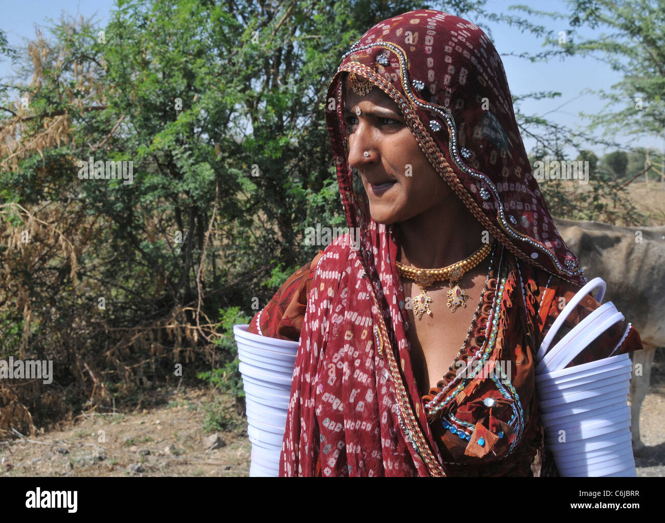 Tribal woman wearing traditional hi-res stock photography and images ...