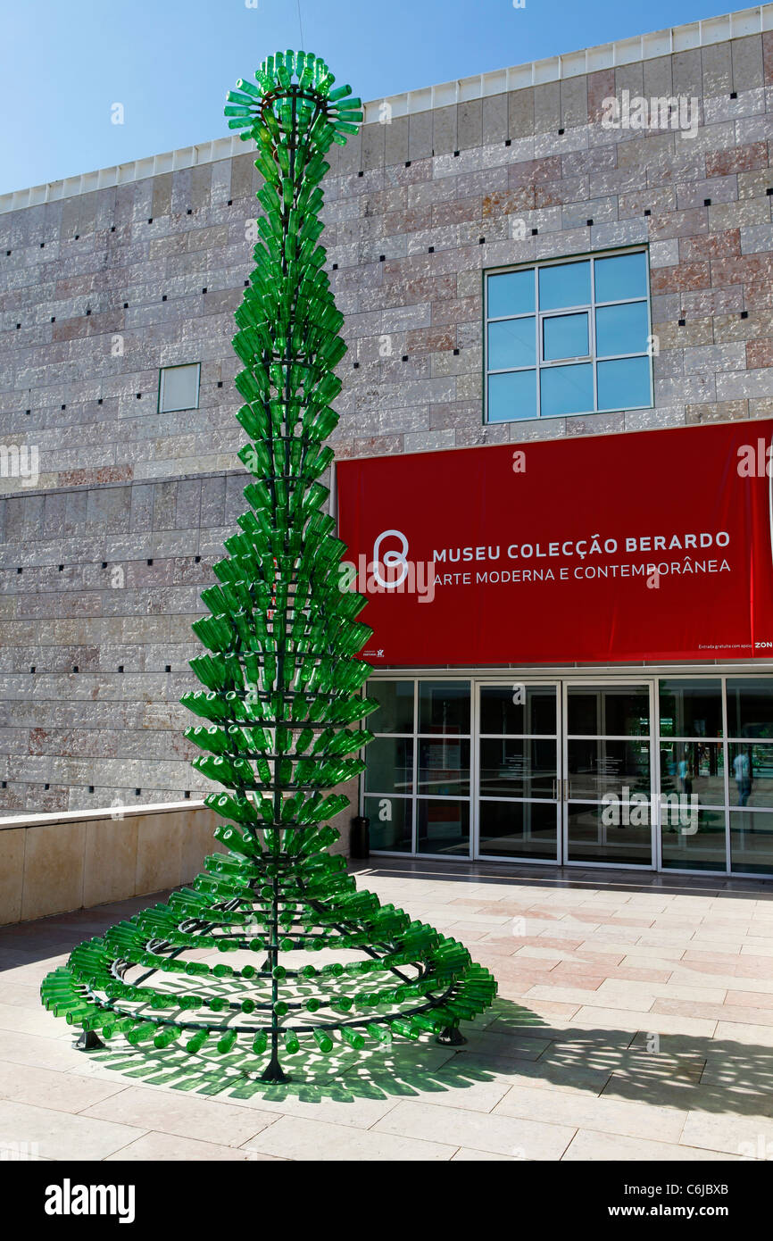 The entrance to the Museu Coleccao Berardo (Berardo Museum) which ...