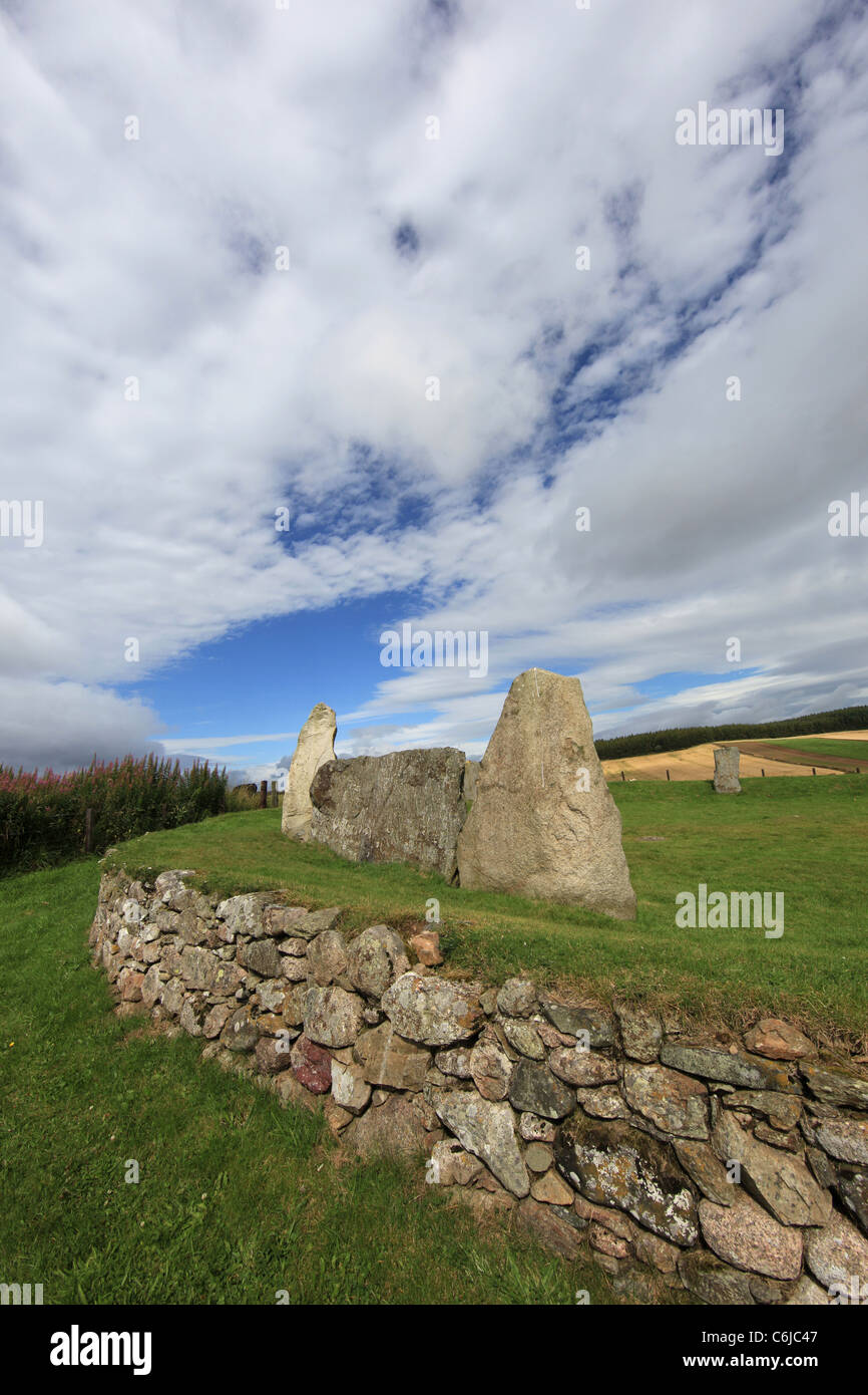 [Easter Aquhorthies Stone Circle], a 4000-year-old [recumbent stone ...