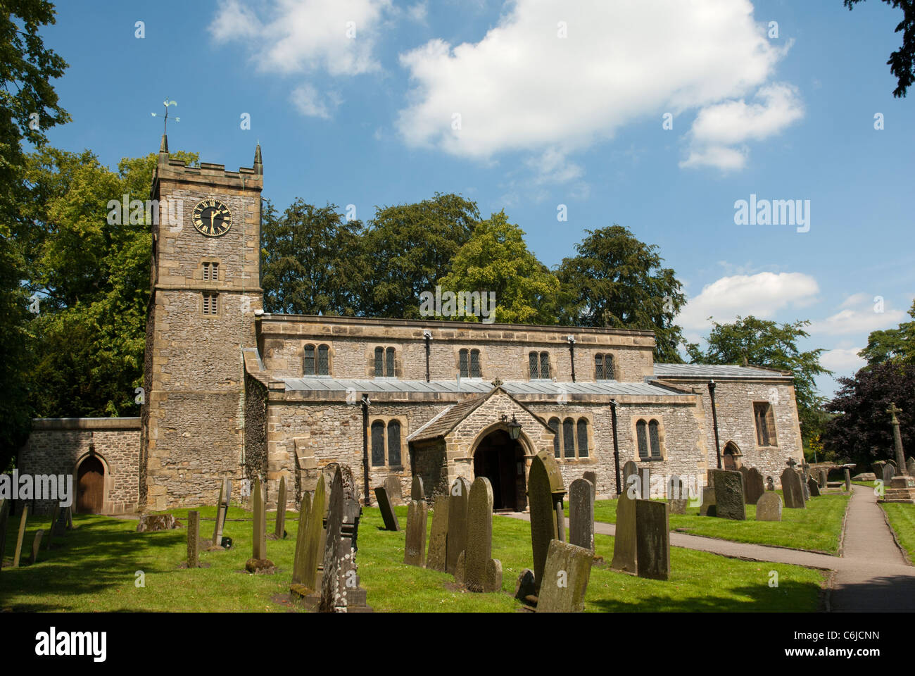 St Giles' Church, Great Longstone, The Peak District National Park ...