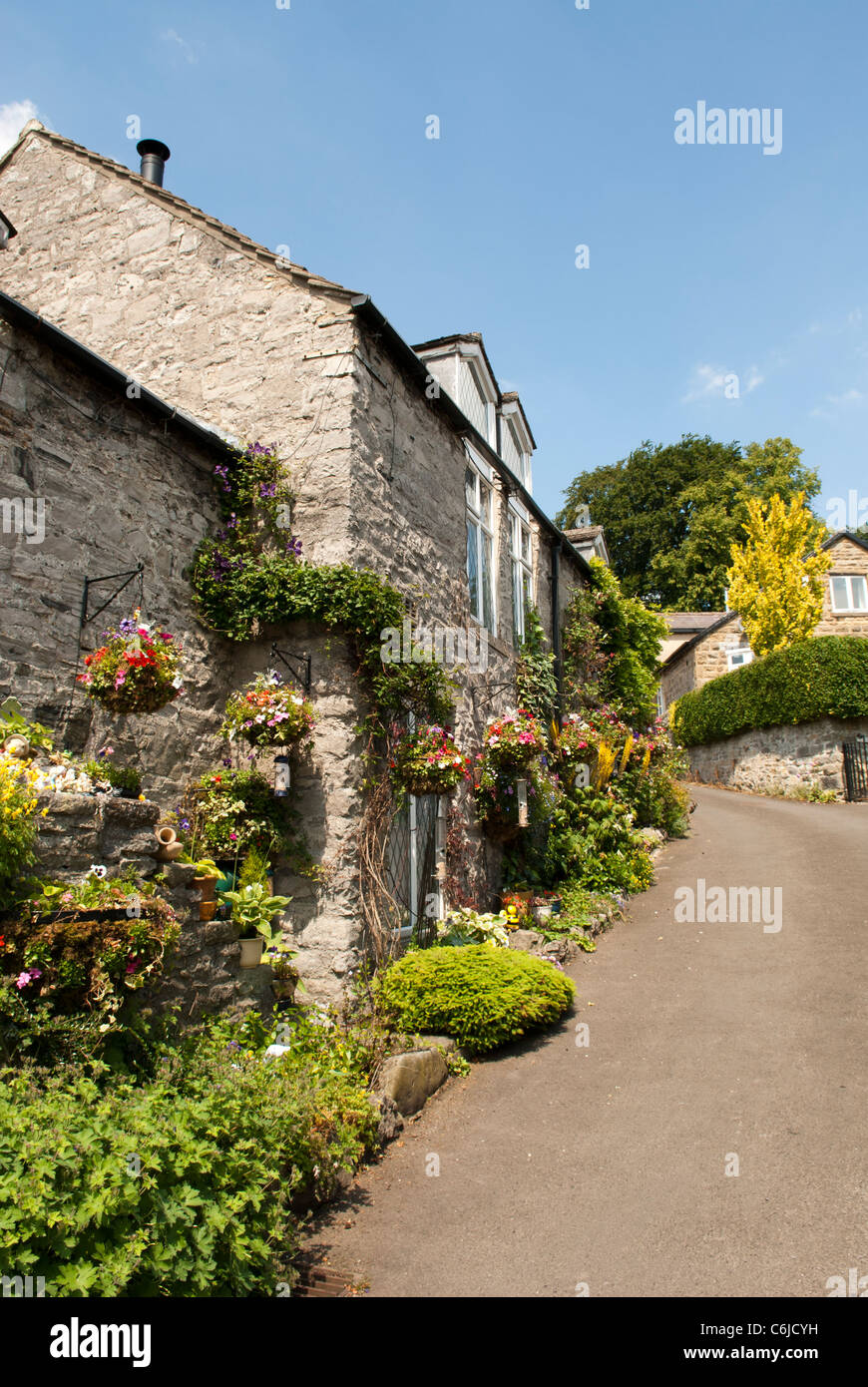 A country cottage, Great Longstone, The Peak District National Park ...