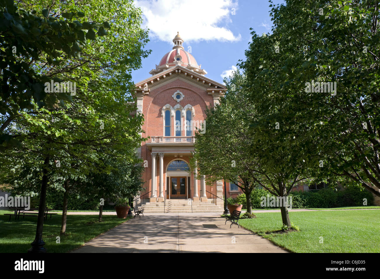 city hall building and front walkway in hastings minnesota, formerly ...