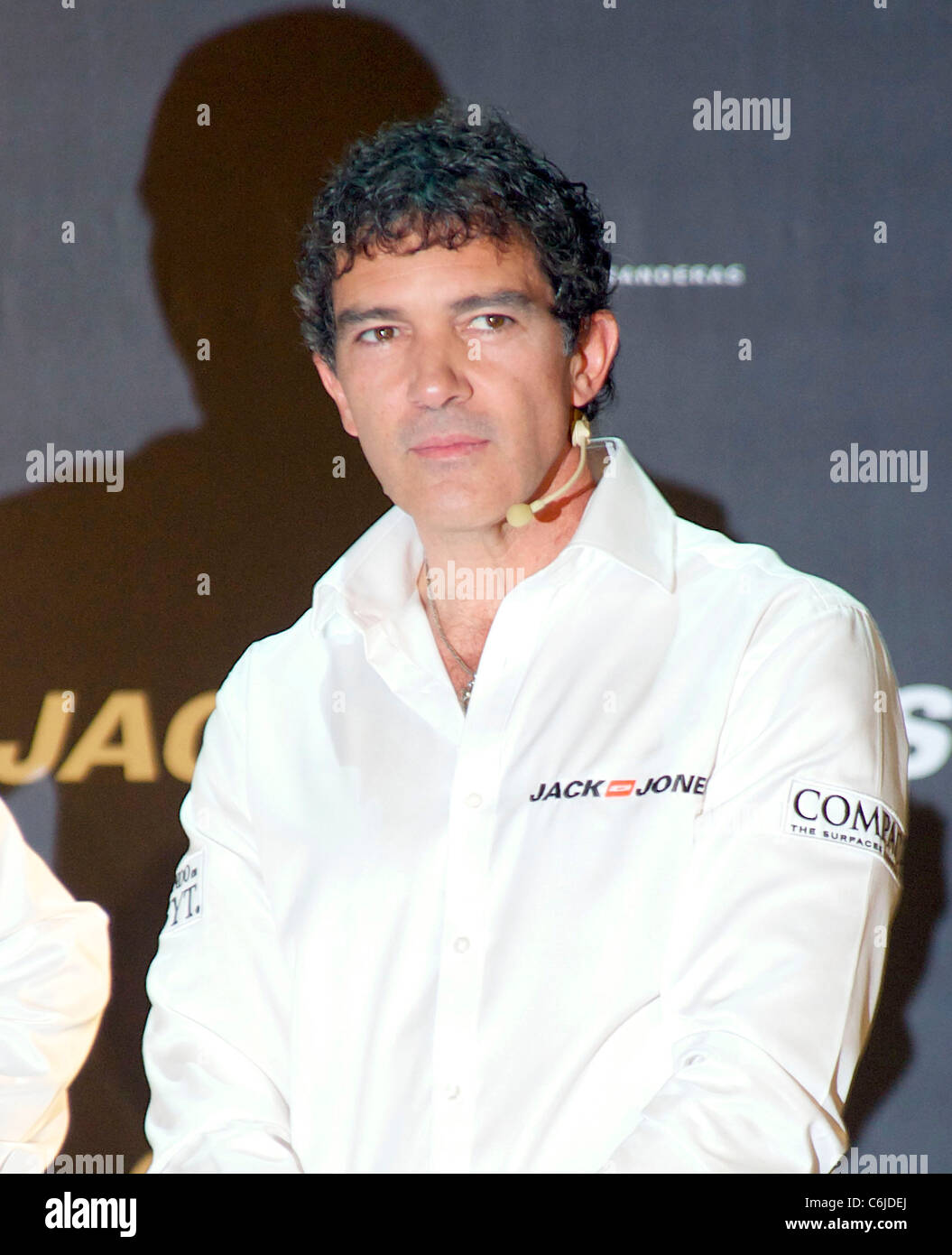 Actor Antonio Banderas presents 'Jack Jones' Racing Team at the Compac ...