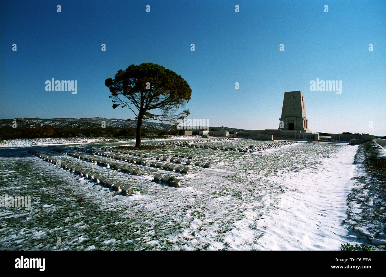 Lone Pine Cemetery, Gallipoli Battlefield Turkey from 1915 campaign ...