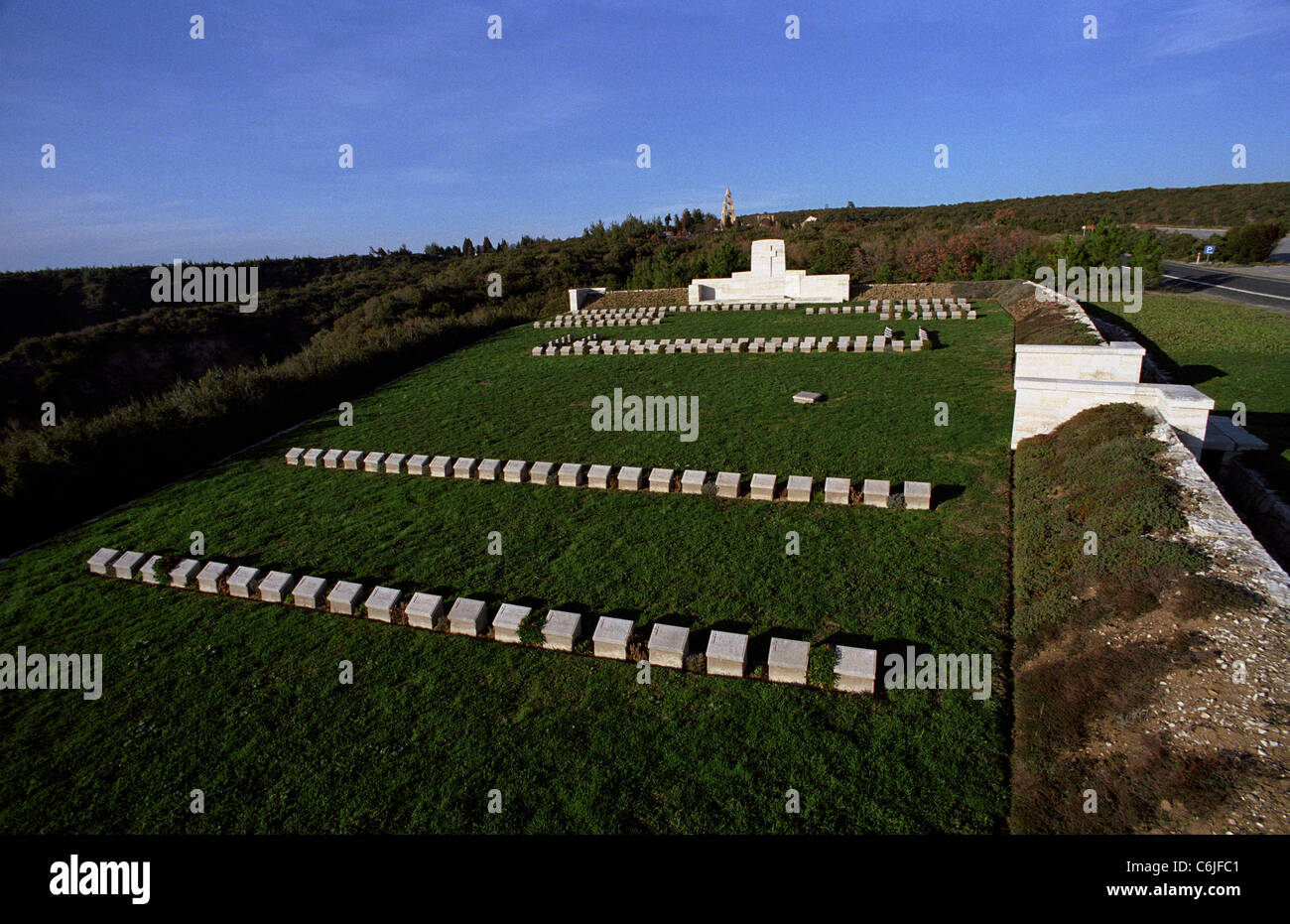 Quinns Post Cemetery, Gallipoli Battlefield Turkey from 1915 campaign ...